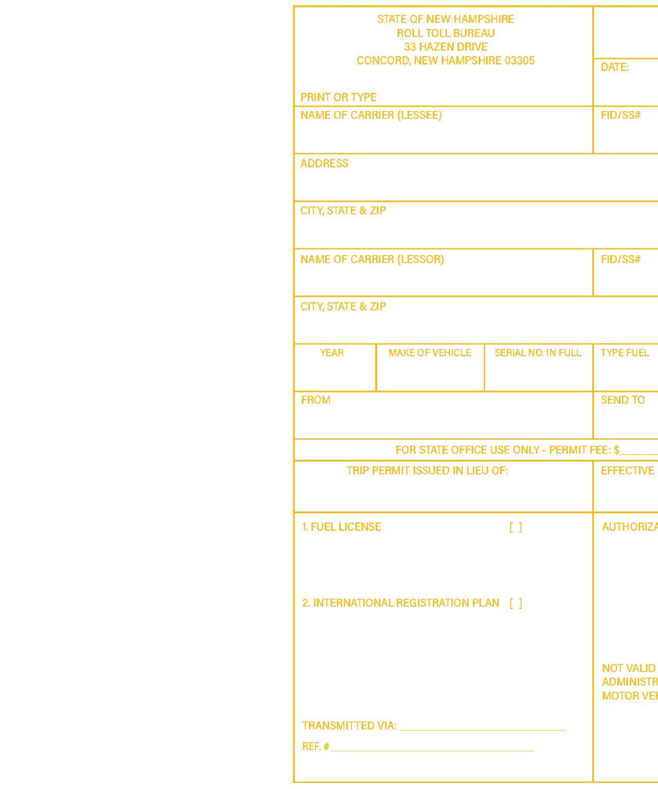 Permit - WCS Permits and Pilot Cars